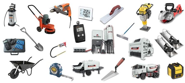 27 Tools Every Concrete Contractors Might Need - Daswell